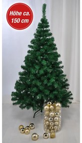 HI Vánoční stromek s kovovým stojanem zelený 150 cm
