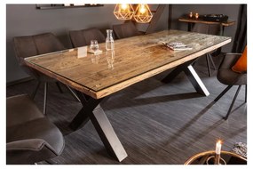 Massive home | Jídelní stůl BARRACUDA X 180 CM masiv teak
