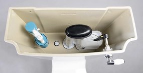 Aqualine Antik WC kombi retro 48 x 86 x 76 cm zadní odpad vč sedátka keramika bílá AK107-01