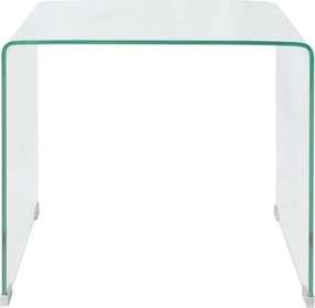 Konferenční stolek tvrzené sklo 49,5x50x45 cm čiré 244188