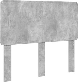 Rám postele s čelo Beton 120 x 200 cm Masivní borové dřevo 3412509