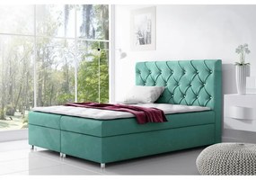 Kontinentální postel Balicci, Rozměr postele: 140x200, Barva:: ekokůže Soft 017 (bílá)
