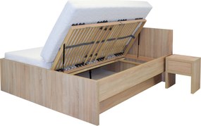 Ahorn Dřevěná postel Tropea 190x80 Akát