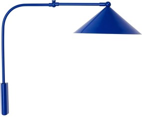 Modré kovové nástěnné svítidlo do zásuvky Kasa – OYOY Living Design