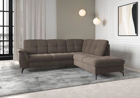 XXXLutz ROHOVÁ SEDAČKA, textil, tmavě hnědá Sit & More - Sedací soupravy - 00014401332G