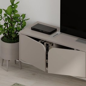 KALUNE DESIGN Set TV stolku a nástěnné police SPARK světle hnědý 855DTE3127
