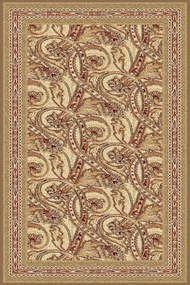 Klasický kusový koberec Agnella Adel Leaflike Toffi béžový Rozměr: 133x195 cm