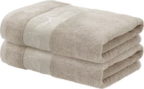 Livarno® Froté ručník, 50 x 100 cm, 500 g/m2, 2 kusy (krémová)