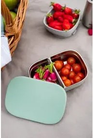 Beaba Svačinový box nerez Velvet Grey/Sage Green