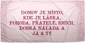 Sablio Ručník Domov 3 - 50x100 cm