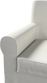 Potah na křeslo IKEA Ektorp Jennylund barva šedá látka lesklé, pletený vzor, sametová