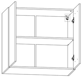 LANGEN ap | horní skříňka G80G | push open | artisan
