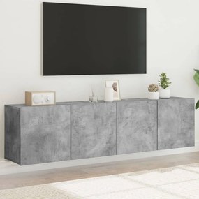 vidaXL TV skříňky nástěnné 2 ks betonově šedé 80 x 30 x 41 cm