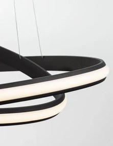 LED lustr Aries 59 černé