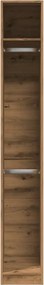 Šatní skříň dub artisan 30 x 50 x 200 cm kompozitní dřevo 3307782