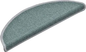 Schodové rohože 15 ks 56 x 17 x 3 cm mořsky modré půlkulaté 322362