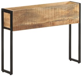 Truhlík 90 x 20 x 68 cm hrubé mangovníkové dřevo 321938