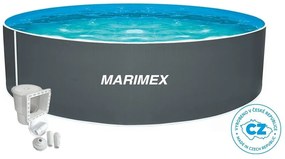 Marimex Bazén Orlando 3,05 x 0,91 m ŠEDÁ, bazén, fólie, skimmer (10303042) 10303042