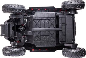 LEAN CARS Elektrické auto na baterie YSA036 červené 4x4