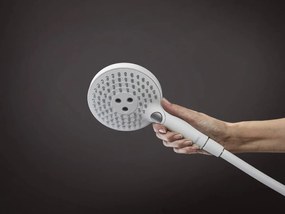 Hansgrohe Raindance Select S, Showerpipe 240 1jet PowderRain s termostatem, matně bílá, HAN-27633700