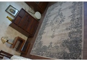 koberec VINTAGE Růžice 22206/085 šedá velikost 140x200 cm | krásné koberce cz