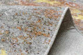 Dywany Łuszczów, Kusový koberec Miro 51463.802 Abstraction grey / gold, 80x150, vícebarevná, koupelna