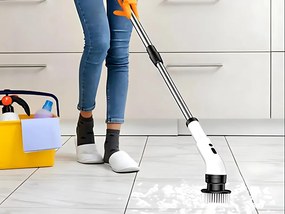 Verk Group Rotační mop elektrický čisticí kartáč 9 různých nástavců
