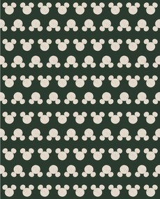 Komar Vliesová fototapeta Disney Mickey Mouse Green Heads 200 x 250 cm