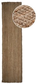 Ručně tkaný jutový běhoun v přírodní barvě 60x150 cm Jute Boucle – Flair Rugs