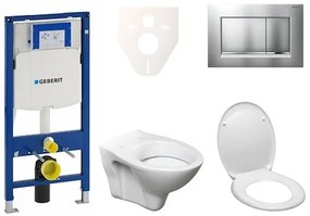 Cenově zvýhodněný závěsný WC set Geberit do lehkých stěn / předstěnová montáž + WC Ceramia S-Line Pro 111.300.00.5ND7
