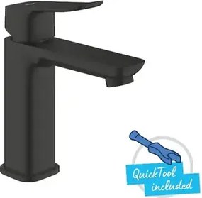 Grohe Dice - Umyvadlová baterie s výpustí Push-Open matná černá