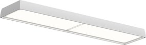 Stropní světlo Slim Box Semi Recessed LED 3000K s opálovým difuzorem ovládání osvětlení Dali bílé