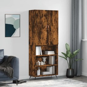 vidaXL Skříň highboard 69,5 x 34 x 180 cm kompozitní dřevo [3196045] Barva: Bílá