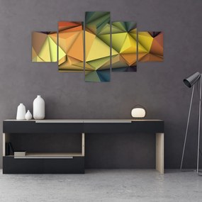 Obraz - Polygonální 3D abstrakce (125x70 cm)