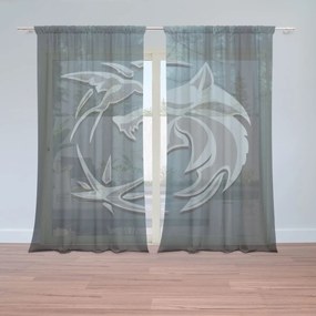 Sablio Záclony Zaklínač V lese: 2ks 150x250cm