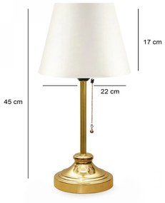 ASIR Stolní lampa  AYD-3110 krémová