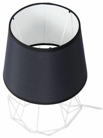 Stolní lampa Diamen 2v1 - černá/bílá