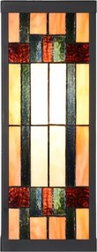 Nástěnná lampa tiffany Yves I - 14*16*40 cm E27/max 1*100W
