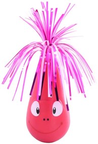 Flamingo Interaktivní hračka pro kočky houpací Crazy Frog růžová 6,5x20cm