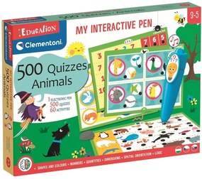 Clementoni - Interaktivní pero - 500 kvízů zvířata