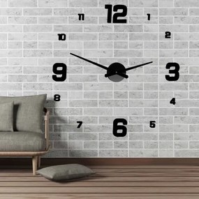 Moderní hodiny na zeď nalepovací | SENTOP 12P005 plexi sklo