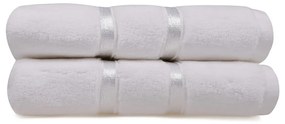 Sada 2 bílých bavlněných ručníků Foutastic Dolce, 50 x 90 cm