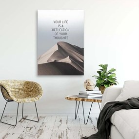 Gario Obraz na plátně Motivační váš život Rozměry: 40 x 60 cm