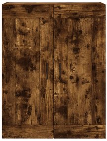 Skříň highboard kouřový dub 69,5 x 34 x 180 cm kompozitní dřevo,  3199766