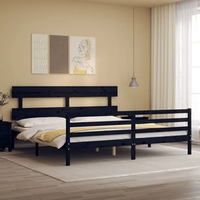 Rám postele s čelem 90 x 200 cm masivní dřevo