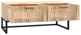 Konferenční stolek 80x40x35 cm kompozitní dřevo a železo - Default Title
