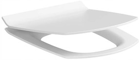 Cersanit Carina, antibakteriální toaletní sedátko z duroplastu s pomalým zavíráním, bílá, K98-0135