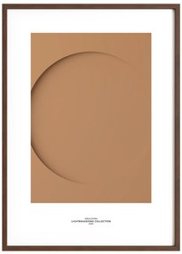 Idealform Poster no. 6 Round composition Barva: Terracotta, Velikost: 500x700 mm