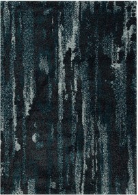 Koberec Softness near black/peacock blue 120x160cm