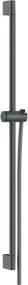 Hansgrohe Unica - Sprchová tyč 96 cm, se sprchovou hadicí, kartáčovaný černý chrom 24401340